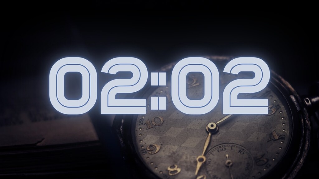 O que 02:02 significa? Esta é a mensagem que o relógio quer passar para ...